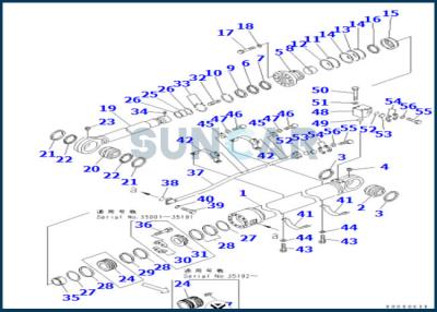 Cina 707-98-85310 servizio Kit For PC1250LC-8 PC1250-8 del cilindro di 7079885310 braccia in vendita