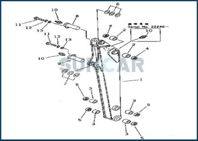 Cina 707-99-46480 guarnizione Kit For KOMATSU PC195LC-8 del cilindro di 7079946480 braccia in vendita