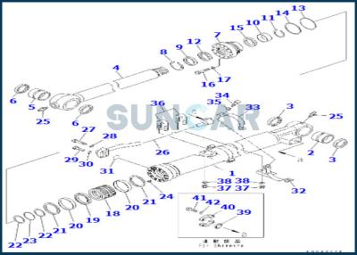 Cina Servizio Kit For Bucket Arm Cylinder 707-99-59020 7079959020 KOMATSU PC270LC-8 in vendita