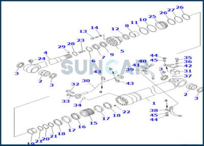 Cina 707-99-58350 servizio Kit For PC220-6Z KOMATSU del cilindro di 7079958350 braccia in vendita