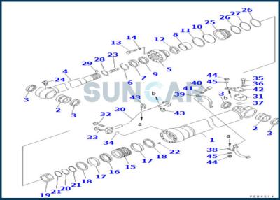 Cina 707-99-58300 un servizio Kit For Arm KOMATSU PC230LC-6 di 7079958300 cilindri in vendita