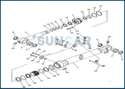 Cina 707-99-58320 servizio Kit For PC250LC-6 PC250-6 del cilindro di 7079958320 secchi in vendita