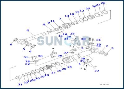 Cina 707-99-58310 servizio Kit Fits PC250-6 PC220-6 del cilindro di 7079958310 aste in vendita