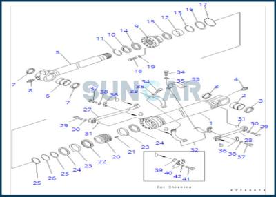 中国 707-99-59130 PC350 PC360のための7079959130のバケツ シリンダー サービス キット 販売のため
