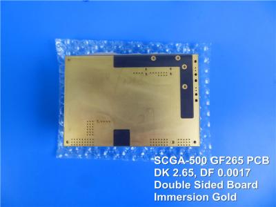 China High Frequency PCB RF Circuit Board SCGA-500 GF265 PTFE With Glass Reinforced for sale