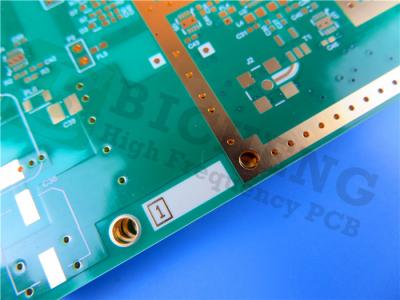 Κίνα RO4730G3 2 στρώματα 0.6mm χρυσά PCB βύθισης με την πράσινη μάσκα ύλης συγκολλήσεως προς πώληση