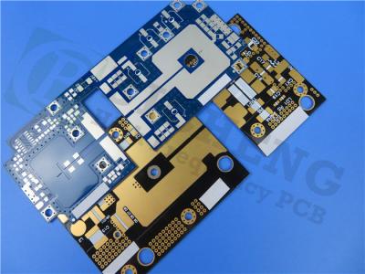 중국 맞춤형 2층 딱딱 PCB 0.8mm RF-35TC 판매용