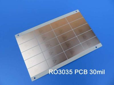 중국 30 밀리 듀얼 사이드 RO3035 RF PCB 보드 세라믹 PTFE 복합 판매용