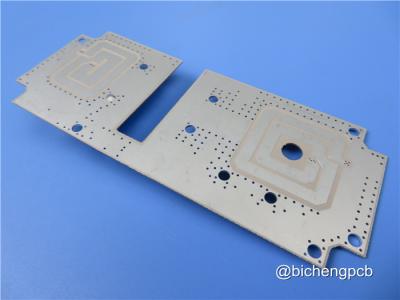 China Doppelschicht 1,7mm Eintauchergold-PCB auf Basis von 62mil RF-45 zu verkaufen