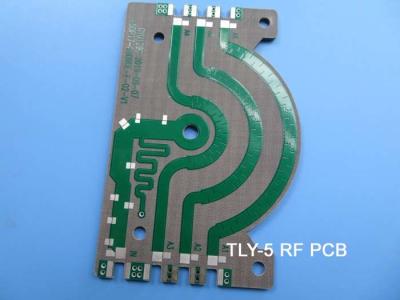 Chine 60mil TLY-5 RF PCB Board 1OZ 1,6mm sans masque de soudure et sans écran de soie avec ENIG Finition à vendre