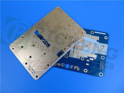 China 20 Millimeter HF-PCB RO4360G2 Zwei-seitige 0,6 mm-Immersions-Gold-Schaltplatte zu verkaufen