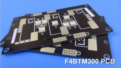 China Double Sided F4BTM PCB 3.2mm with Black Soldermask and Immersion Gold en venta