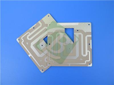 China 2-Lagen RF-35 PCB-Lösung, Immersion Silver, weiße Legende zu verkaufen