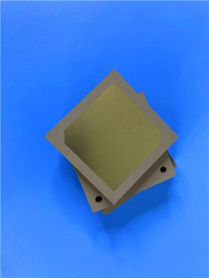 China RF TP600 PCB 2-layer 0.6mm Thick ENEPIG 20um Via Plating for sale