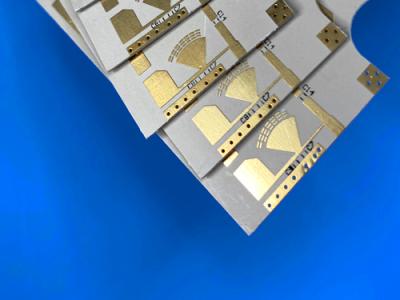 China 2-layer CER-10 PCB on 25mil Substrate with Black Silkscreen for sale