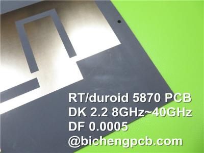 China Rogers 5870 Multilayer UL Rogers PCB Board Glass Microfiber Reinforced PTFE for sale