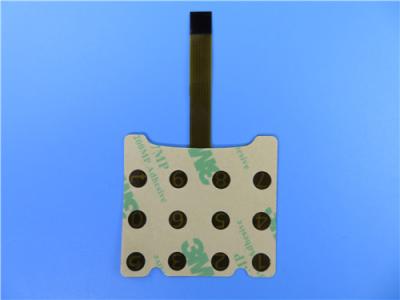 중국 1 층 PI 물질 유연한 PCB는 어떤 벗길 수 있는 커버레이도 탑승하지 않습니다 판매용