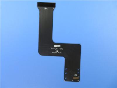 Cina 4 bordo flessibile del PWB di strato 0.3mm con la maschera nera in vendita