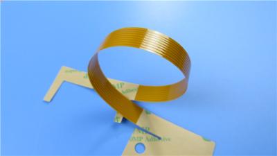 China Single Sided Flexible Printed Circuit Soft PCB Built on Polyimide with 3M Tape for Video Surveillance System for sale