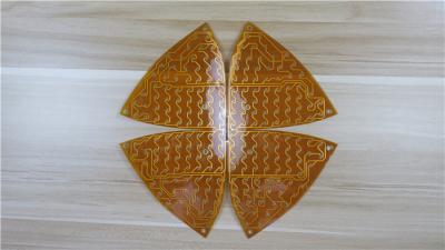 China Large FPC (Flexible Printed Circuit PCB) Built on Polyimide with Yellow Coating and Immersion Gold for LED Lighting for sale