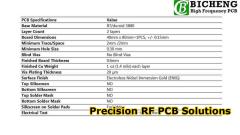 Double Sided RF PCB Built on 20mil RT/duroid 5880