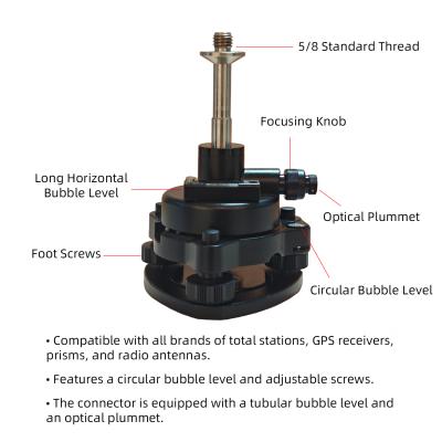 China aluminum Total Station Tribrach Base For Securely Mounting And Stabilizing Surveying for sale