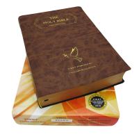 Quality Custom Large Print Round & square Back English Multi-language Version KJV king for sale