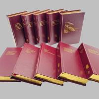 China Custom Size Hardcover Bible Printing with Gold Foil Finishing Eco-Friendly Bible Paper for sale