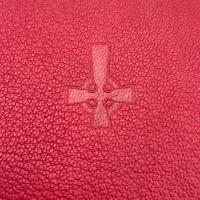China Custom Real Goatskin Leather Bible with Edge Line Binding and Gold Foil Printing for sale