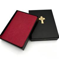 Quality Customized real leather-goatskin-edge line binding bibe printing for sale