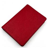 China Custom Real Goatskin Leather Bible with Edge Line Binding and Gold Foil Printing for sale