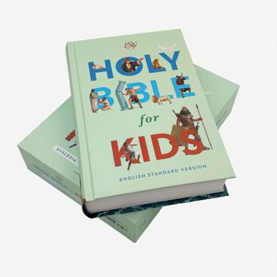 China Black And White Hardcover Bible full color Cover Design Classic Religious Text Durable Binding For children or kids for sale