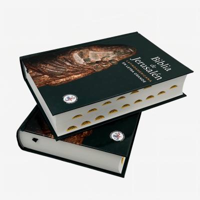 China custom one color printing hardcover bible with index/thumb for sale