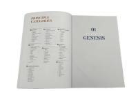 China Custom Hardcover Book Printing with Bible Paper and Gold Foil Finishing for sale