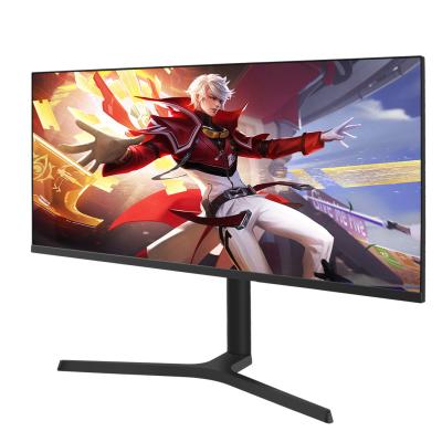 China 4K UHD Internet Cafe 34 Inch Gaming Monitor With IPS LED RGB Lighting Height Adjustable for sale