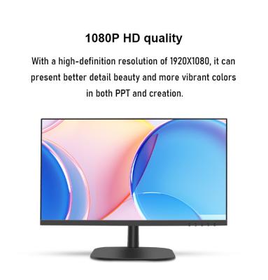 Cina 22 pollici LED Office Monitor Bezel Free 1K FHD Risoluzione VA Panel PC Monitor in vendita