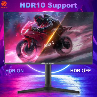 China OEM 32 Inch QHD Monitor With Adjustable Bracket Dynamic RGB Lighting Gaming Monitor for sale