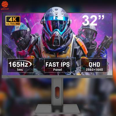China 165HZ 32 Inch Gaming Monitor QHD 4K Resolution Custom Logo Computer Monitor for sale