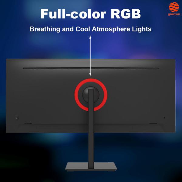 Quality Immersive Widesreen Flat 34 Inch Gaming Monitor UWQHD 3440x1440 Multiple for sale