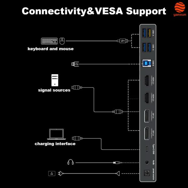 Quality Curved Immersive Widescreen Gaming Monitor 49 Inch Ultrawide Monitor Customizabl for sale