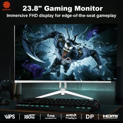 중국 QHD / UHD 해상도 180Hz 23.8인치 PC 게이밍 모니터 IPS 패널 조절식 브래킷 판매용