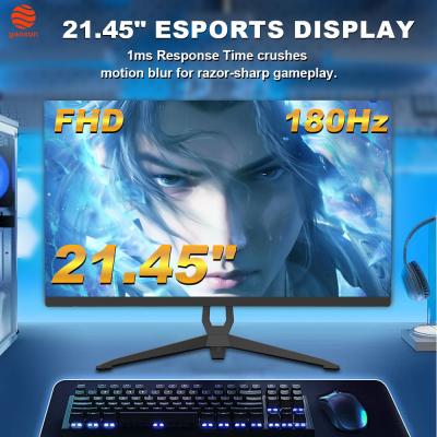 China Curved 21.45 Inch Gaming Monitor QHD UHD Resolution180Hz Refresh Rate Space Saving Design for sale