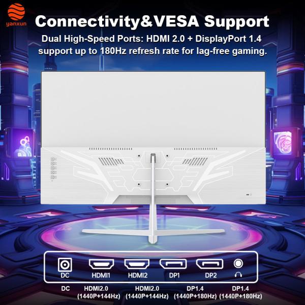 Quality Anti Scratch 27 Inch Gaming Monitor UHD 4K IPS Panel 180Hz 3840x2160 Resolution for sale