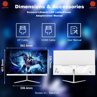 China QHD / UHD Resolution 23.8 Inch Gaming Monitor With HDMI & Display Port Connectivity for sale