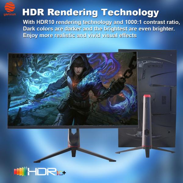 Quality Fast Response Time 1800R Gaming Monitor QHD Resolution Computer Monitor 32 Inch for sale