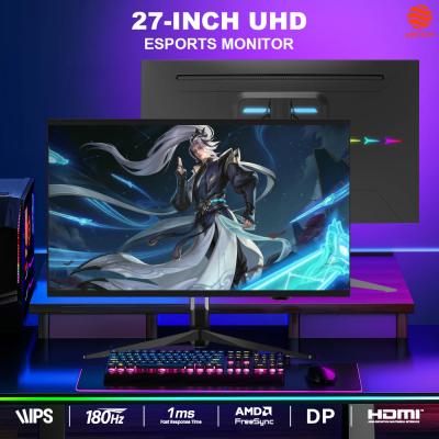 Cina Monitor con pannello IPS 4K da 27 pollici 180Hz, risoluzione UHD, staffa fissa, monitor da gioco in vendita