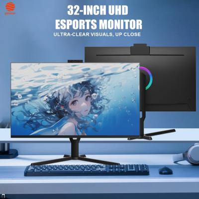 China OEM Logo-Ready 32 Inch Monitor: Webcam-Integrated Convenience Paired with UHD/QHD Detail, 180Hz High Refresh Rate, 99% SRGB Accuracy, and Advanced Eye-Care Tech to Reduce Fatigue During Long Sessions for sale