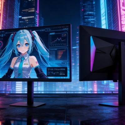 China 27 Inch QHD OLED Gaming Monitor, 480Hz High Refresh Rate, 0.01ms Response Time, LG Original OLED Panel, 99% sRGB, 2HDMI+2DP, Height Adjustable Rotatable Stand, RGB Backlight, Ultra-Narrow Bezel, VESAM for sale