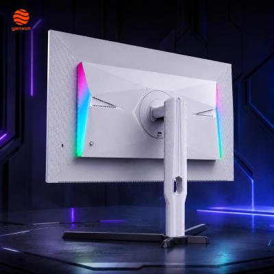 China White OLED Gaming Monitor for Esports Rooms and Gaming Desktops, Built with an Ultra-Slim OLED Panel, RGB Rear Lighting, White Housing and Adjustable Stand for PC Gaming Setups for sale