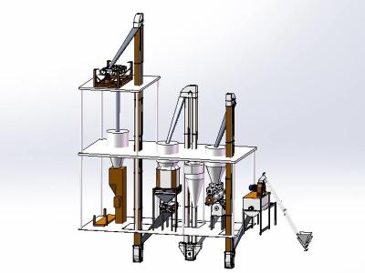Cina Gli OEM il bestiame di 3.5mm - di 3mm alimentano il macchinario 2-5 Ton Per Hour della pianta in vendita